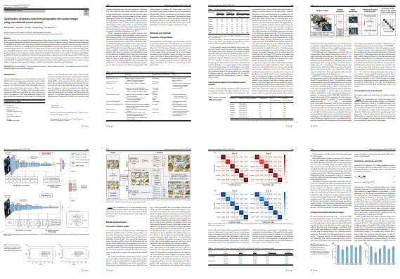 Classification of Igneous Rocks from Petrographic Thin Section Images Using Convolutional Neural ...